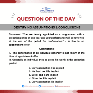 IDENTIFYING ASSUMPTIONS & CONCLUSIONS #1 – Board Exams PH