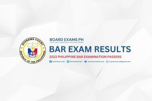 BAR EXAM RESULTS: 2023 Philippine Bar Examination List of Passers – Board Exams PH