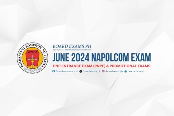 JUNE 2024 NAPOLCOM EXAM: Requirements and Application – Board Exams PH