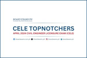 TOPNOTCHERS: April 2024 Civil Engineer Licensure Exam (CELE) – Board ...