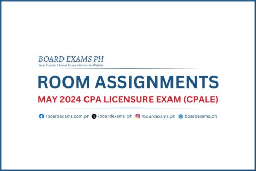 ROOM ASSIGNMENTS – Board Exams PH