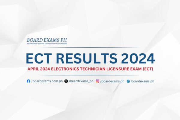 ECT RESULTS: April 2024 Electronics Technician Licensure Exam List of ...