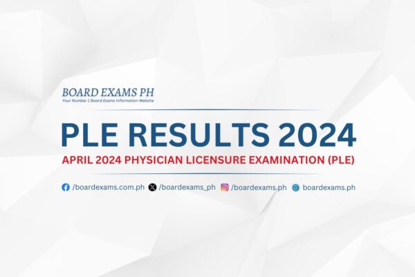 PLE RESULTS: April 2024 Physician Licensure Exam List of Passers ...