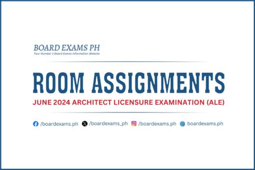 ROOM ASSIGNMENTS – Board Exams PH