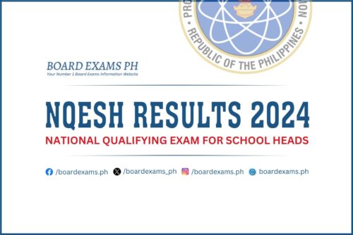 NQESH RESULTS 2024: National Qualifying Examination for School Heads ...