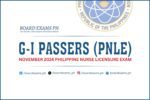 G-I PASSERS: November 2024 Philippine Nurse Licensure Exam (PNLE ...
