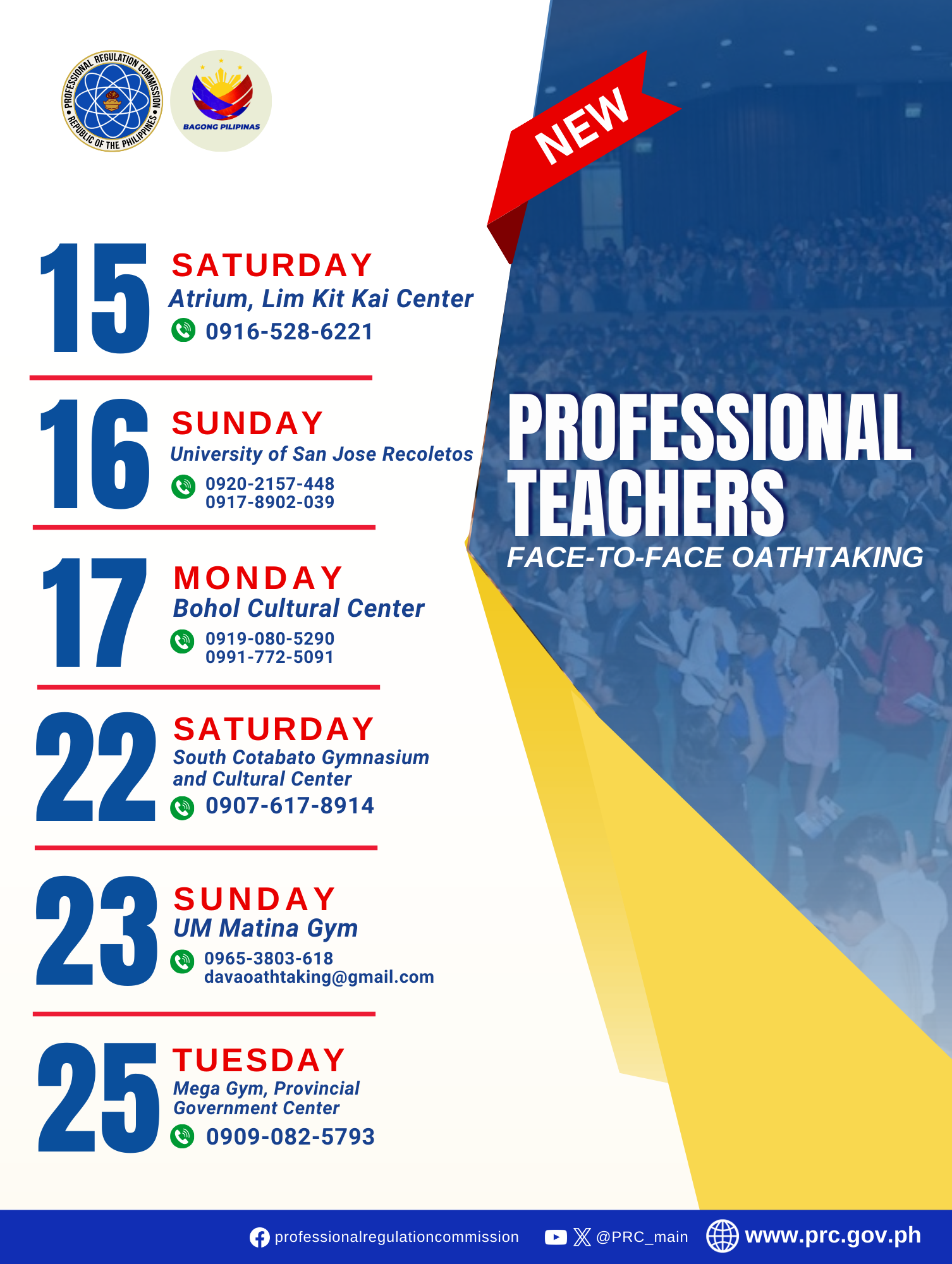 OATH-TAKING: September 2024 Licensure Exam for Teachers (LET) – Board ...