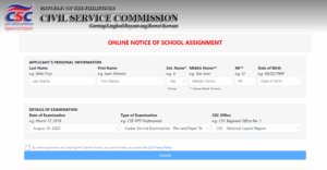 ROOM ASSIGNMENTS: August 2025 Civil Service Exam (Professional ...