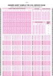 FREE DOWNLOAD: Answer Sheet Sample For Civil Service Exam (Downloadable ...