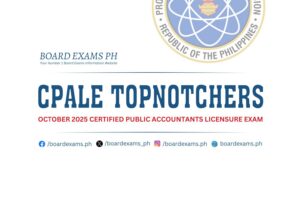 TOPNOTCHERS: October 2025 Certified Public Accountants Licensure Exam ...