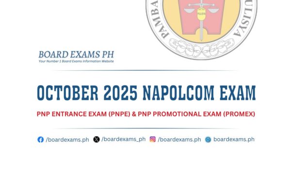 NAPOLCOM EXAM RESULTS: October 2025 PNP Entrance Exam & PNP Promotional ...