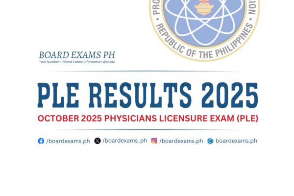 PLE RESULTS: October 2025 Physicians Licensure Exam List of Passers ...