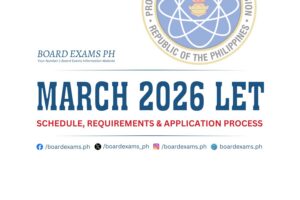FULL DETAILS: March 2026 Licensure Exam for Teachers (LET) – Board Exams PH