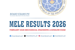 MELE RESULTS: February 2026 Mechanical Engineers Licensure Exam List of ...