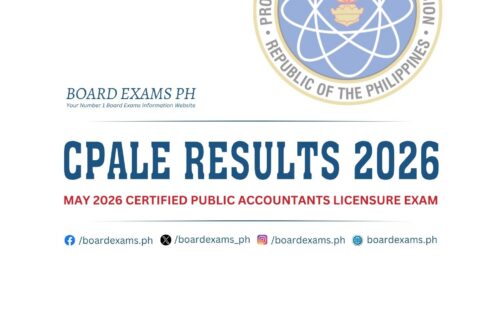 CPALE RESULTS: May 2026 Certified Public Accountants Licensure Exam ...